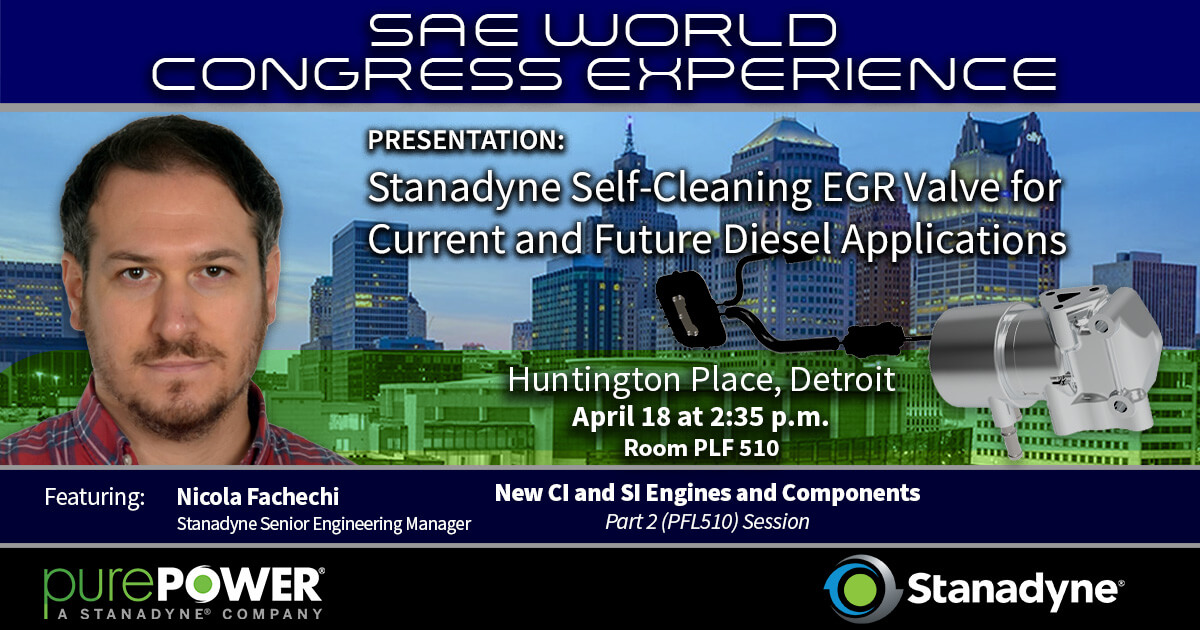Stanadyne Will Present its Self-Cleaning EGR Valve at SAE WCX 2023 ...