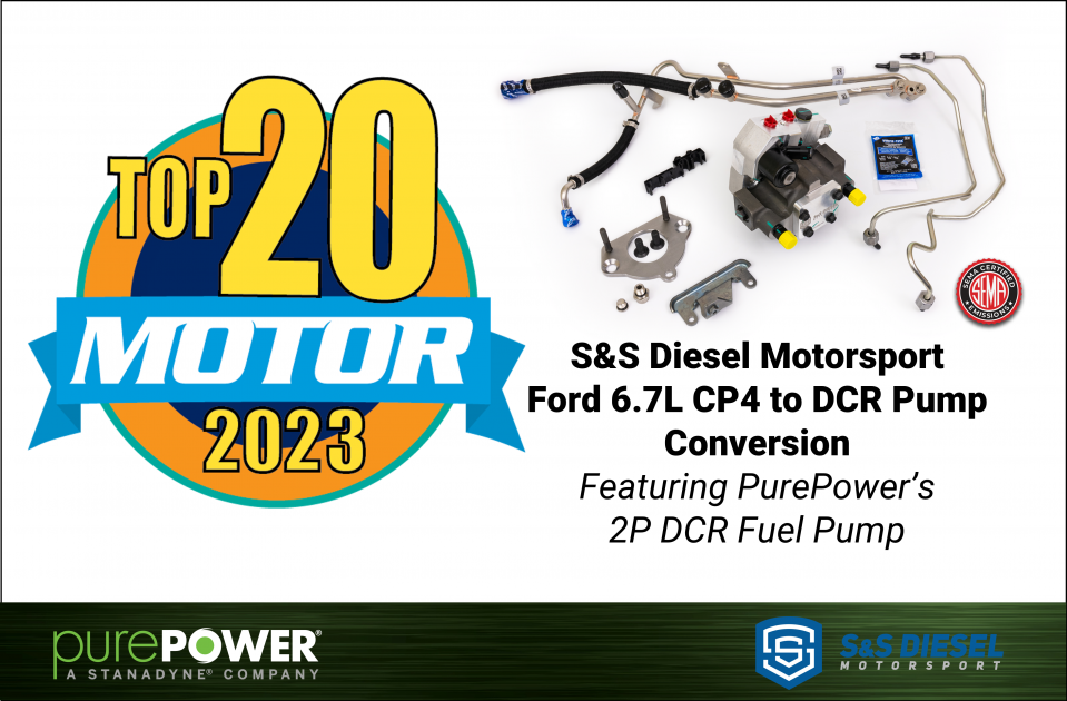 PUREPOWER / S&S DIESEL MOTORSPORT FORD 6.7L CP4 TO DCR PUMP CONVERSION ...